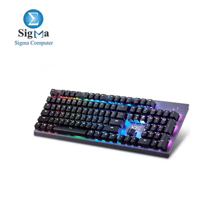 XPG MAGE Mechanical Gaming Keyboard RGB Backlit Linear and Quiet Red ...