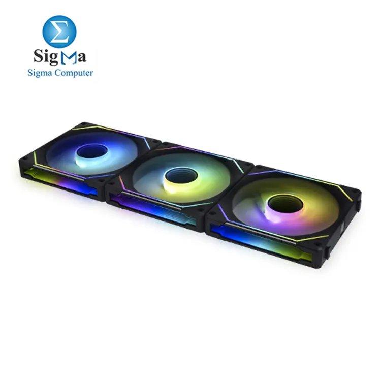 Lian Li UNI FAN SL-INF UF-SLIN120-3B – RGB fan with infinity mirror, 40 ...