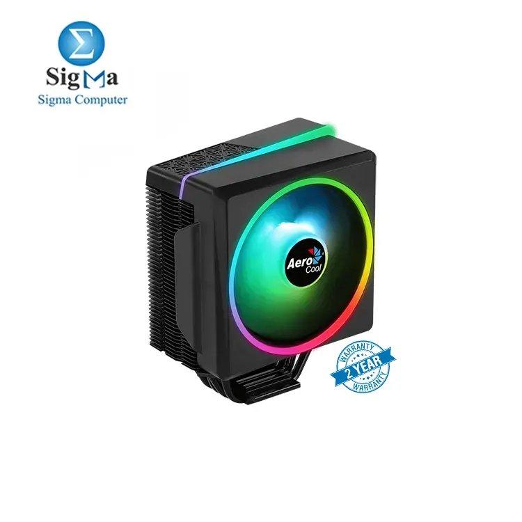 Aerocool Cylon 4F ARGB CPU Air Cooler with 4 heat pipes, 120mm ARGB fan ...