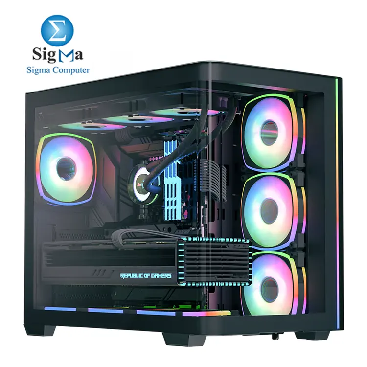 Aerocool P500C Evo Black Mid Tower Case - AeroCool | 5500 EGP | Sigma ...