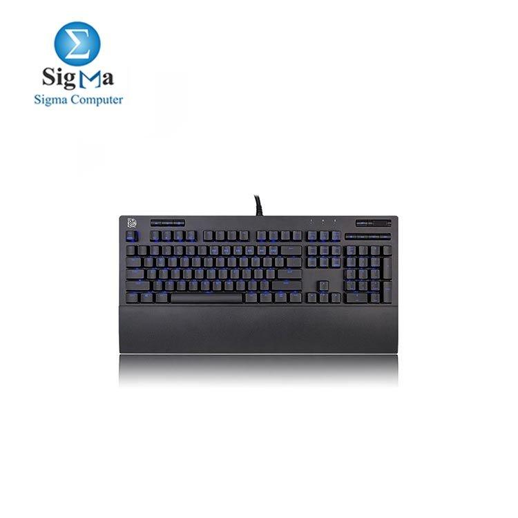 THERMALTAKE NEPTUNE PRO GAMING KEYBOARD BLUE LED BACKLIGHT BROWN SWITCH ...