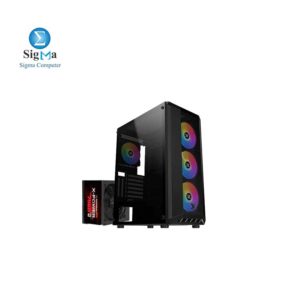 XIGMATEK MASTER X PRO 4FAN ARGB + X POWER 700W 80+ WHITE MID TOWER Case ...