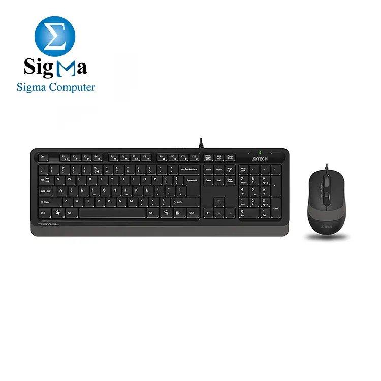 A4TECH Wired Mouse and Keyboard F1010 (Grey) - A4 Tech | 500 EGP (37% ...