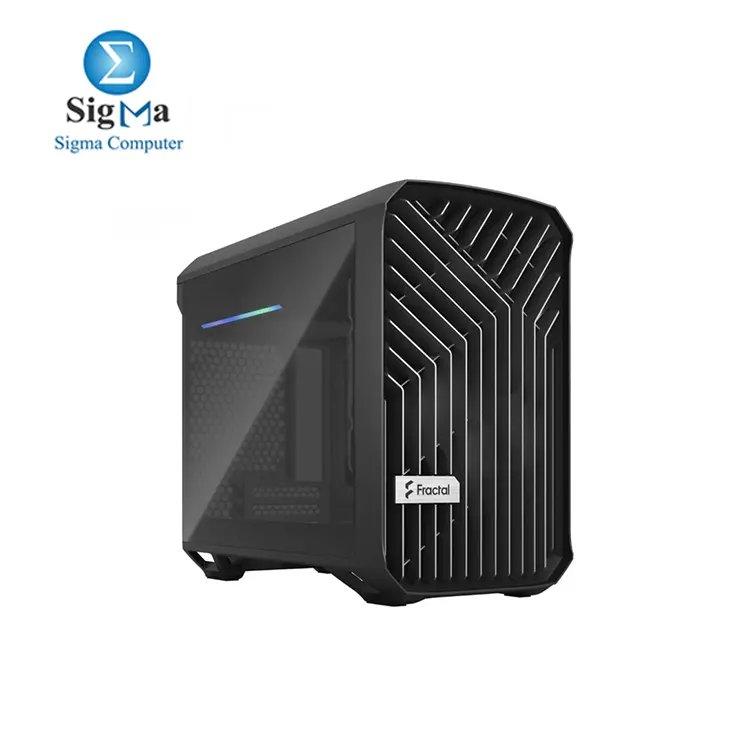 Fractal Design Torrent Nano Black - Dark Tint Tempered Glass Side ...