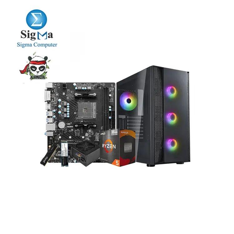 Panda 5600G -168-AMD-RYZEN 5 5600G Box-MSI-AMD Motherboard B450M-A PRO ...