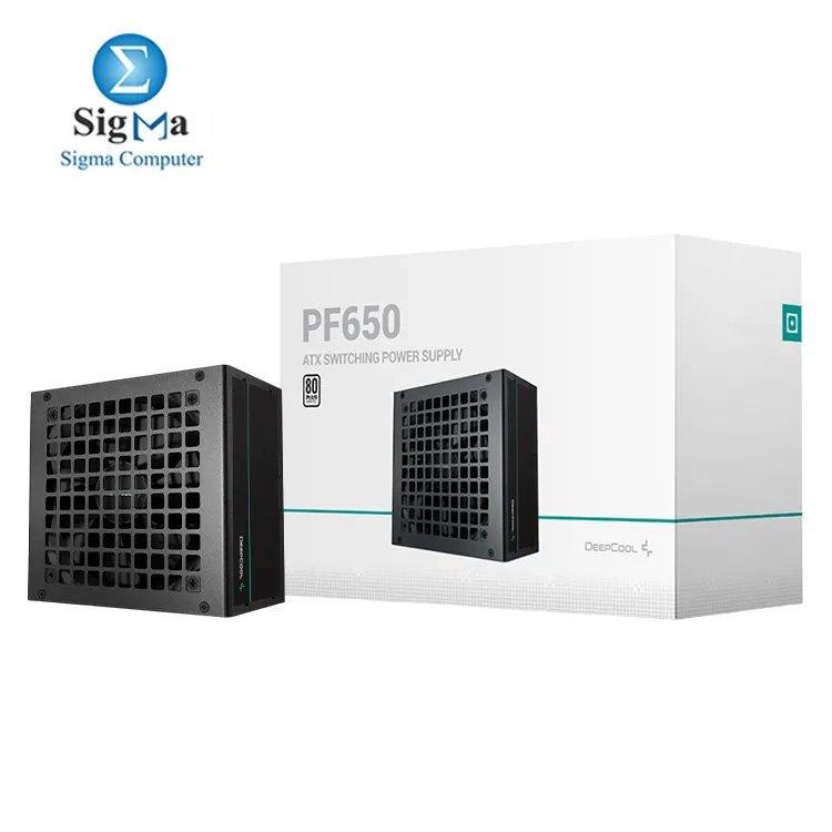 DeepCool PF650 | 80 PLUS 230V EU | 650W | 120mm Hypro Bearing Fan ...
