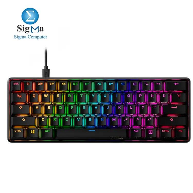 HyperX Alloy Origins 60 – 60% RGB keyboard with HyperX Aqua tactile ...