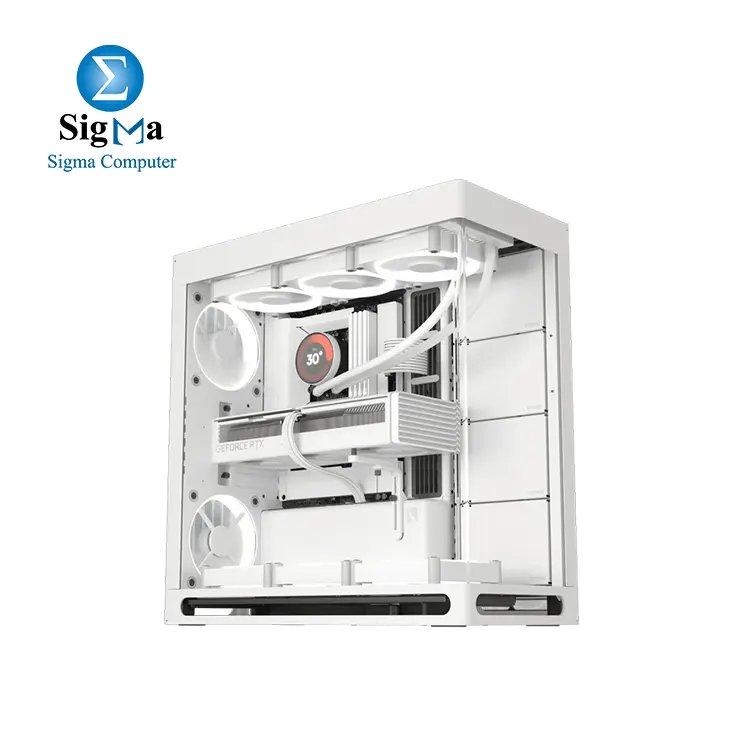 HAVN HS 420 White Mid Tower Case - HAVN | 9500 EGP | Sigma Computer