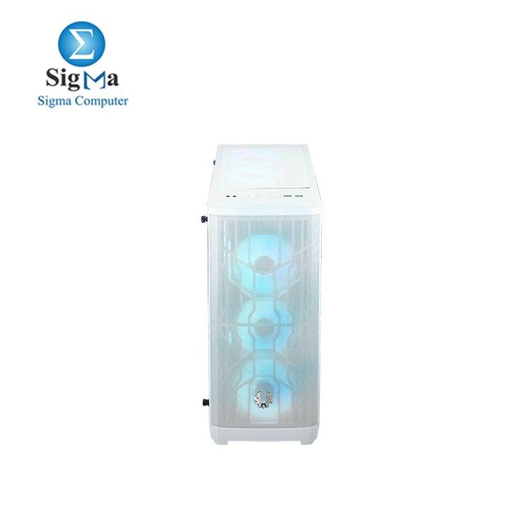 Nova Mesh TG Mid Tower Case Tempered Glass Window RGB +Bitfenix BPA 600 ...